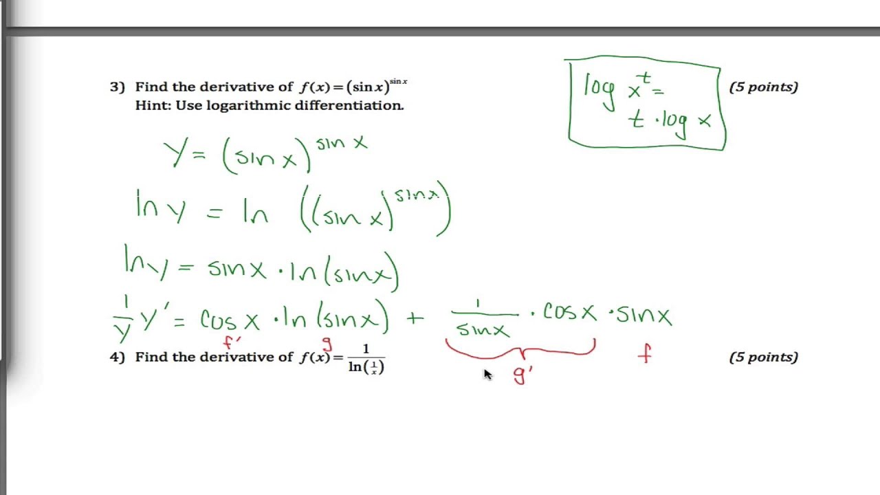 Implicit Differentiation Quiz