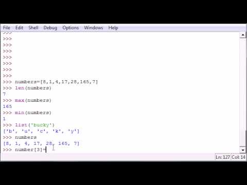 Python Programming Tutorial - 12 - More List Functions Video Lecture ...