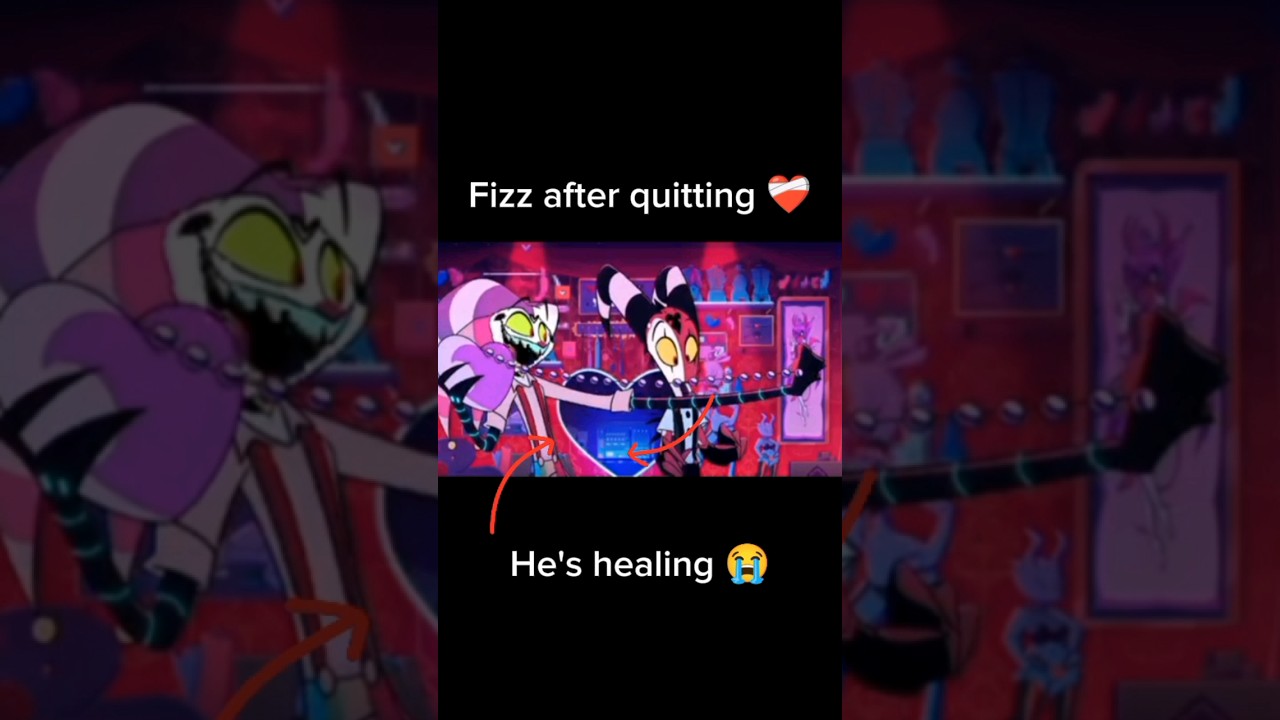 Fizzys healing from Mammon 😭❤️‍🩹 #helluvaboss #fizzarolli #healing