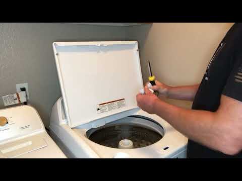 How to bypass the lid lock on a Maytag 4505