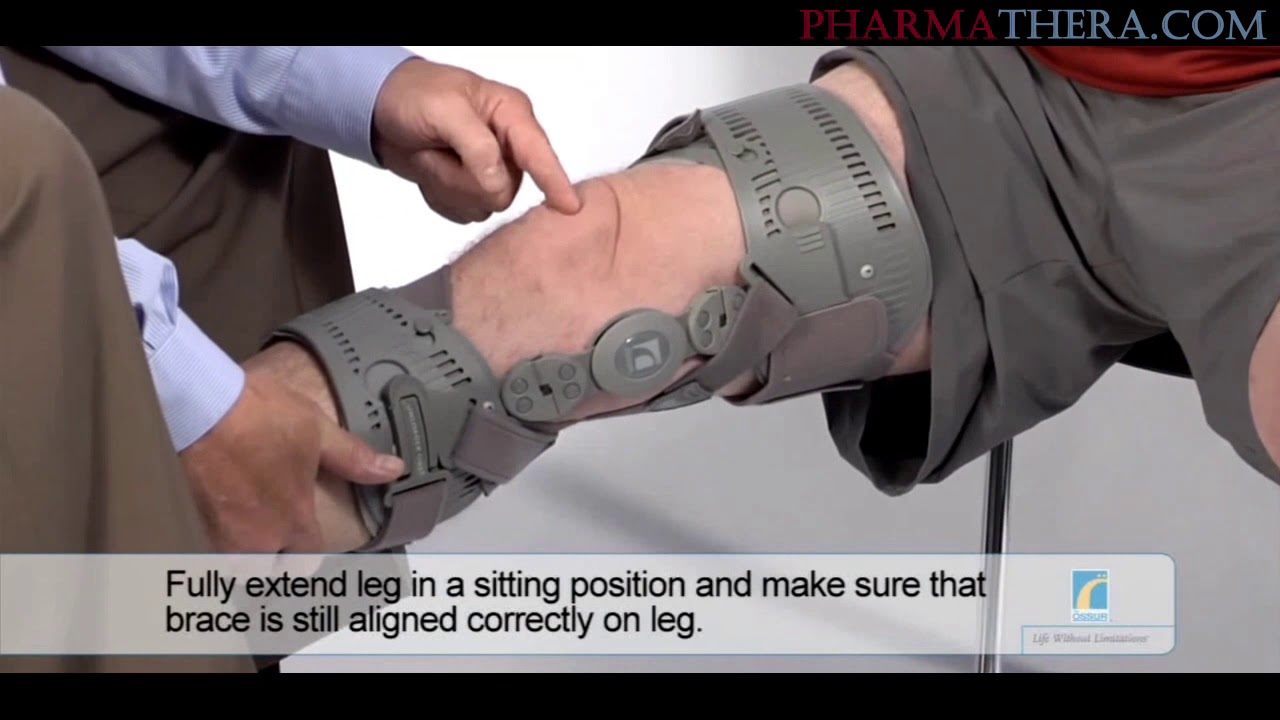 Ossur unloader one plus knee brace for lateral OA