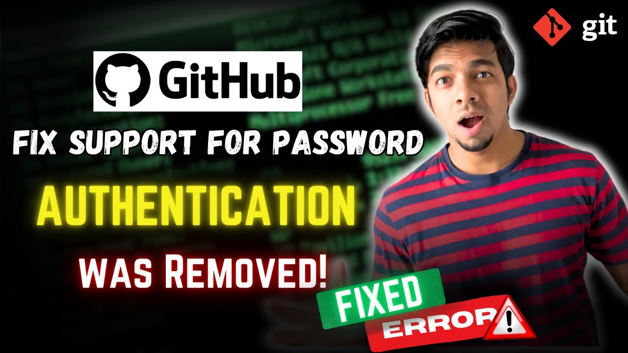 Support for password authentication was removed : FIXED