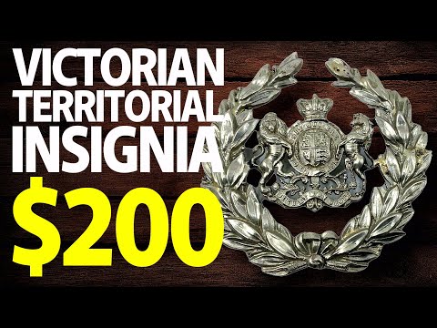 $200 | British Victorian Territorial RSM Sergeant Major Rank Insignia | Military Antiques Toronto