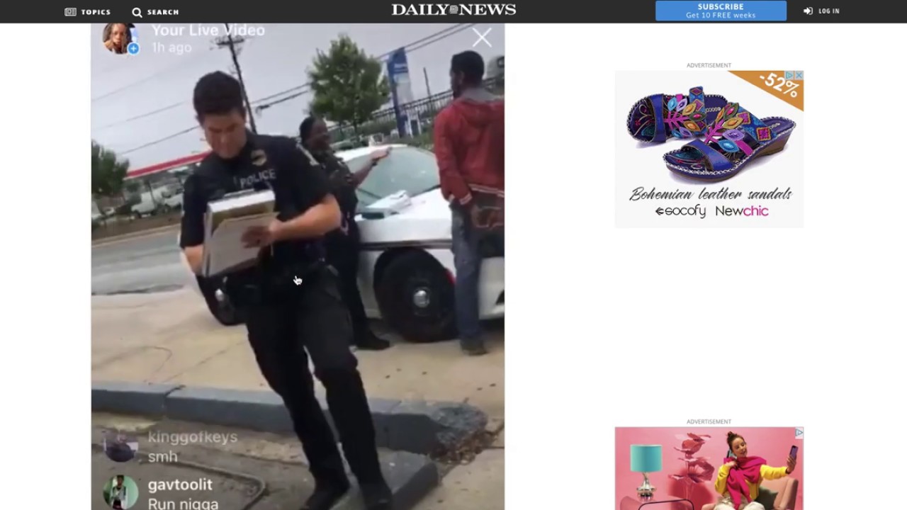 Cop is caught on video using the N-WORD tou young men (Graphic language) Warning