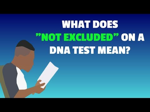 Not Excluded Means DNA Test | What Does My Paternity Test Mean?