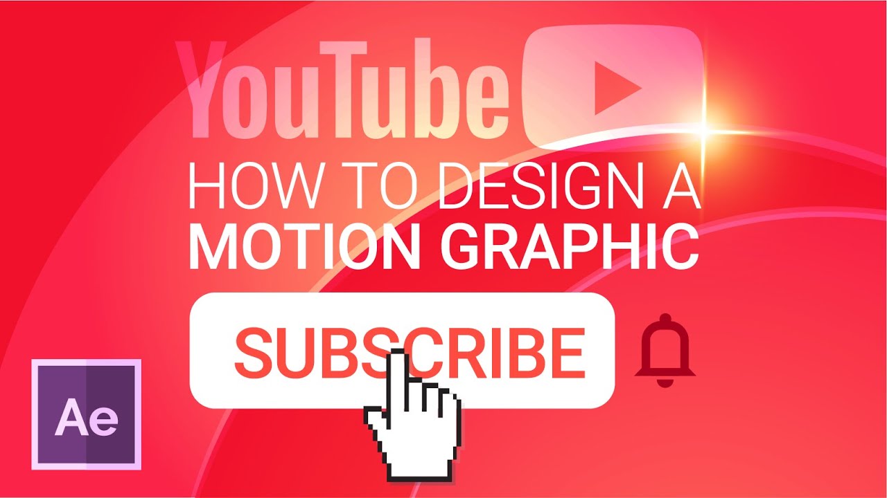 HOW TO DESIGN A MOTION GRAPHIC SUBSCRIBE BUTTON