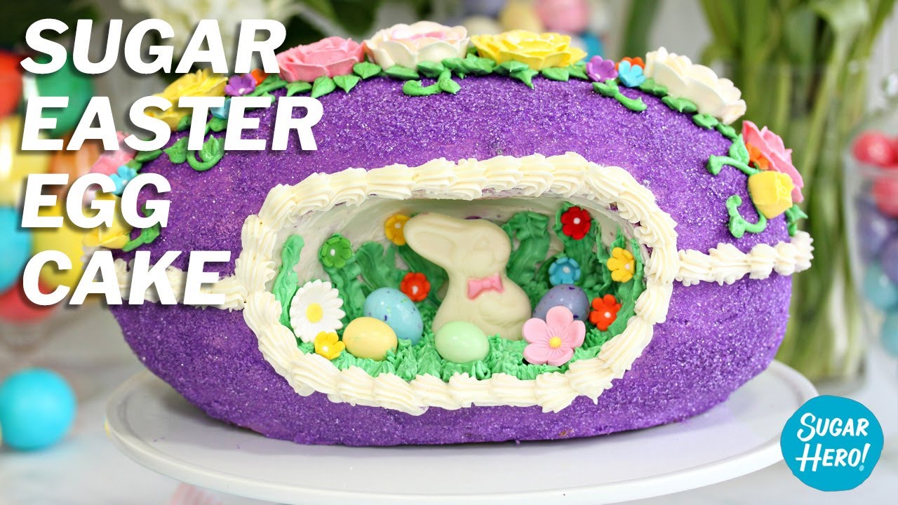 Sugar Easter Egg Cake