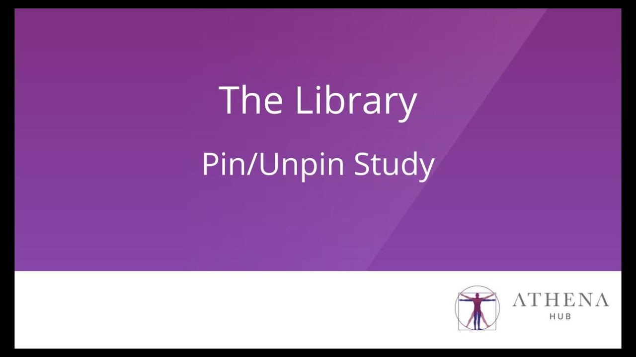 The Library - Pin/Unpin
