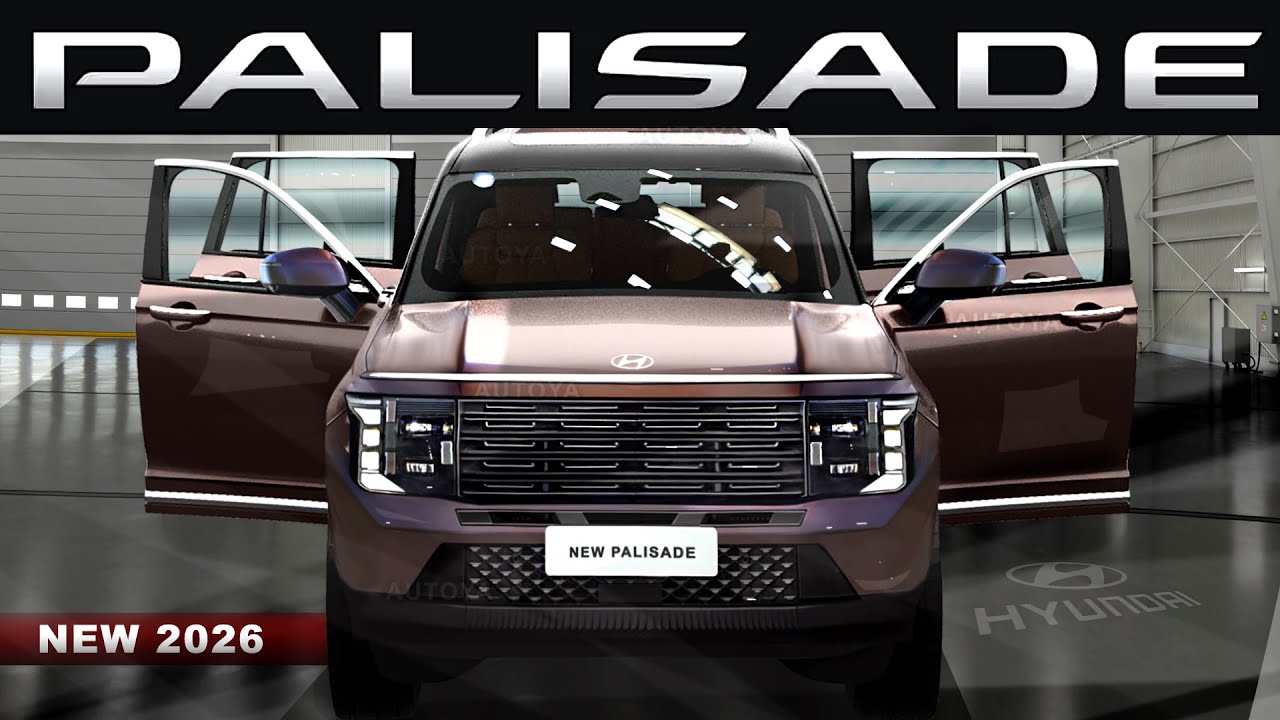 New 2026 Hyundai Palisade LX3 PHEV Gets Digitally Previewed Inside and ...