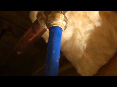 Plumbing PEX Water Tie-in’s | D.I.Y. BASEMENT FINISHING BLOG