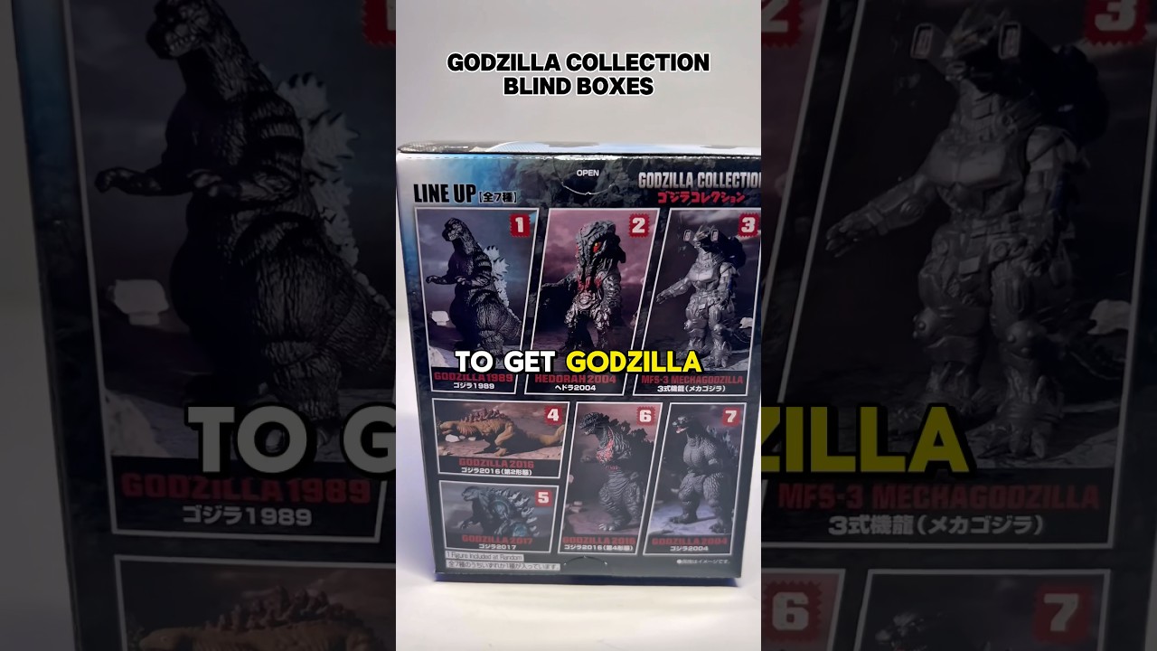 GODZILLA COLLECTION BANDAI SPIRITS BLIND BOXES - Unboxing & Showcasing Godzilla Figures
