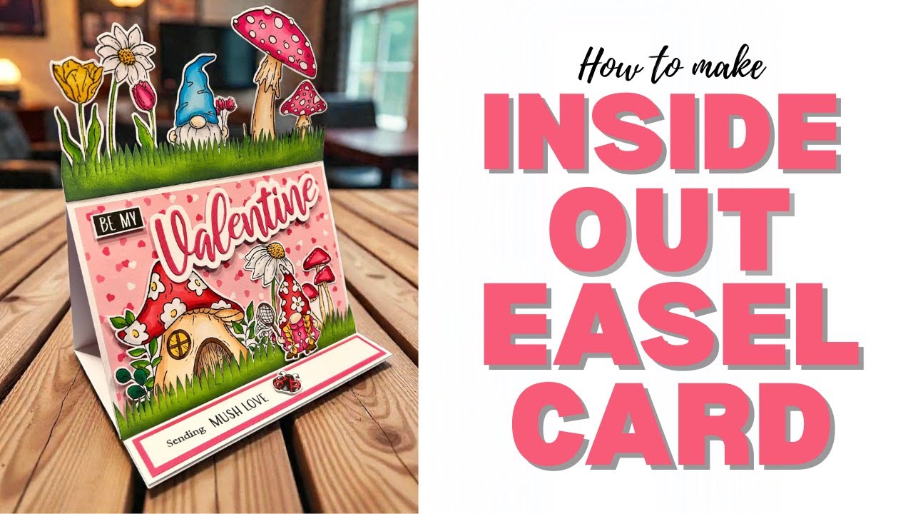 You Don't Need Any Dies to Make This AMAZING fun Card | Inside Out Cards!