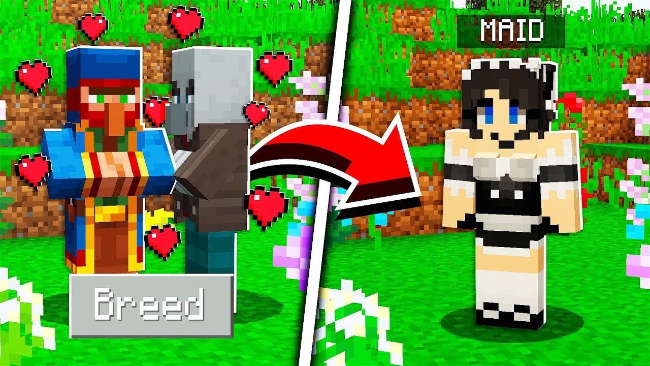 How to Spawn MAIDS in Minecraft Tutorial! (Pocket Edition, Xbox, PC)