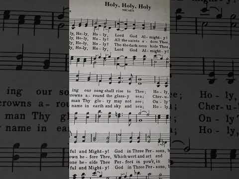 Hymnals: Do you remember "Holy, Holy, Holy" 🎶 🎵 #hymns