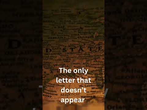 The Only Letter That Is Not In Any US State.