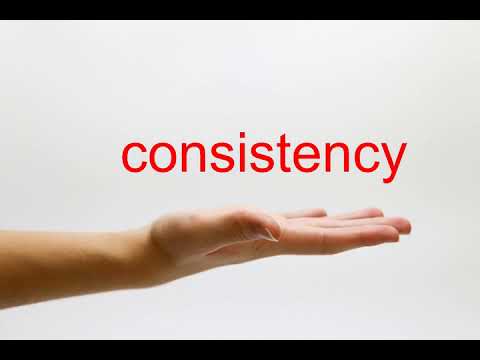 How to Pronounce consistency - American English