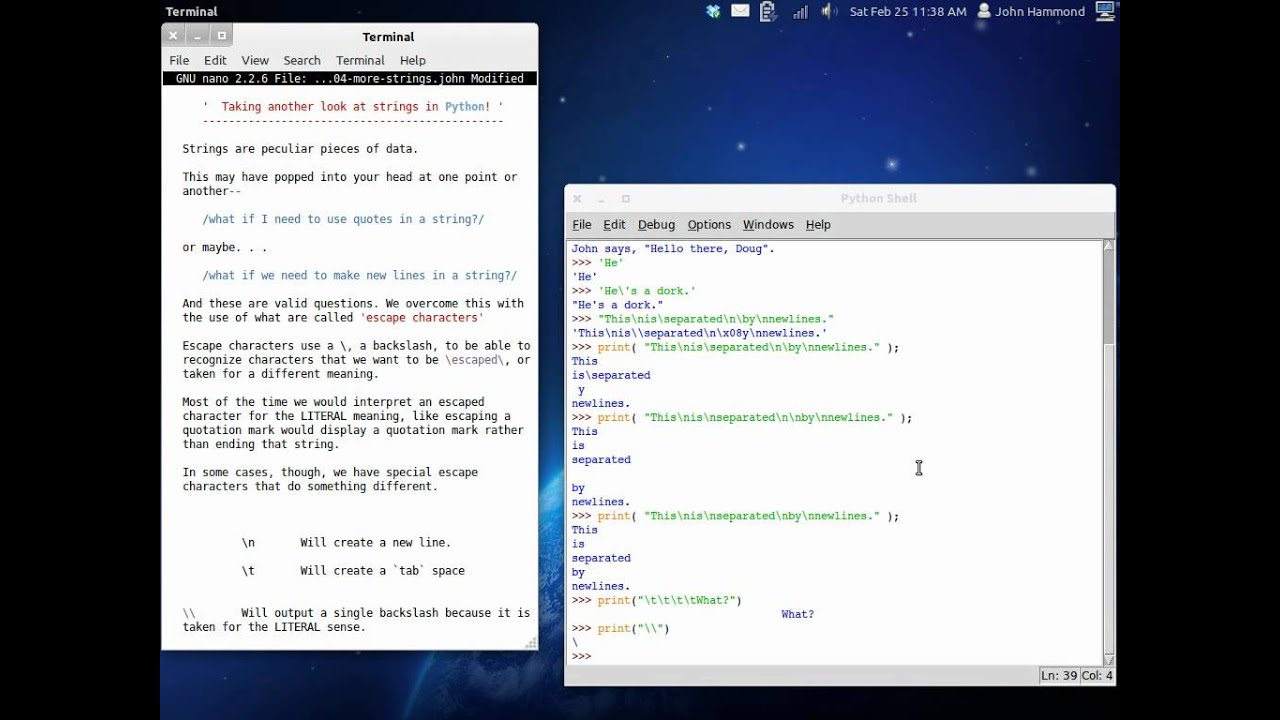 Python 04 Working With Strings
