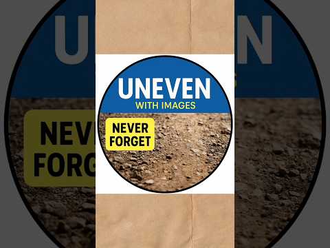 Learn the meaning of "Uneven" with clear examples and images. Perfect for English #learners## vocab#