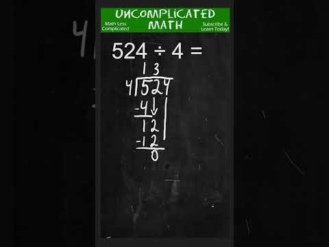How To Divide | Long Division Review | #shorts #maths #mathtricks #division