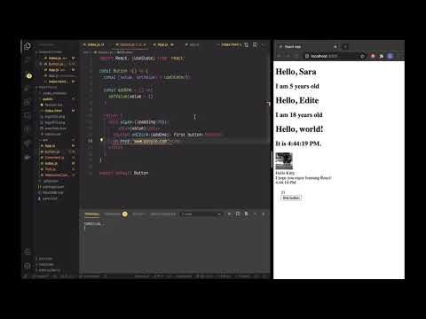 working with React events and learning about preventdefault