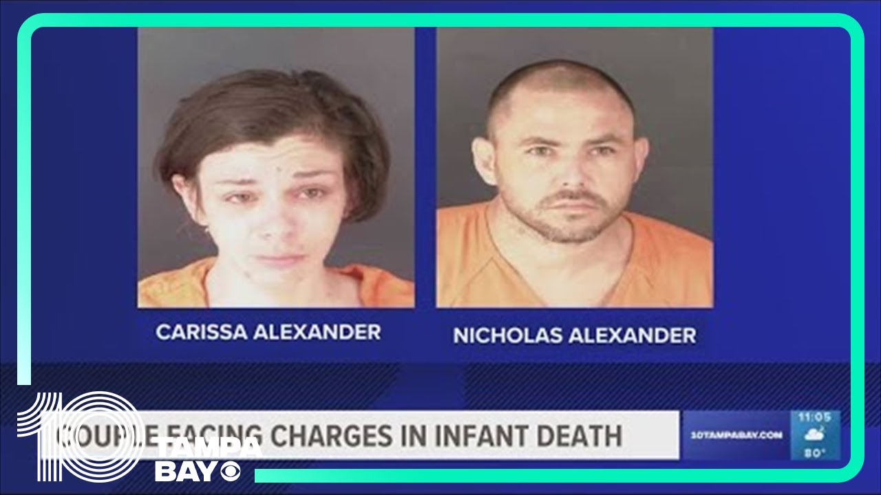 Sarasota couple arrested in connection to death of infant