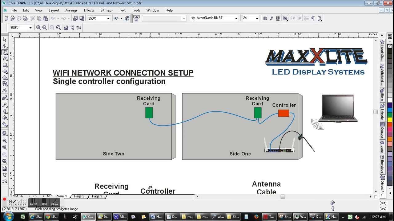 MaxxLite LED - Wifi and Network Installation