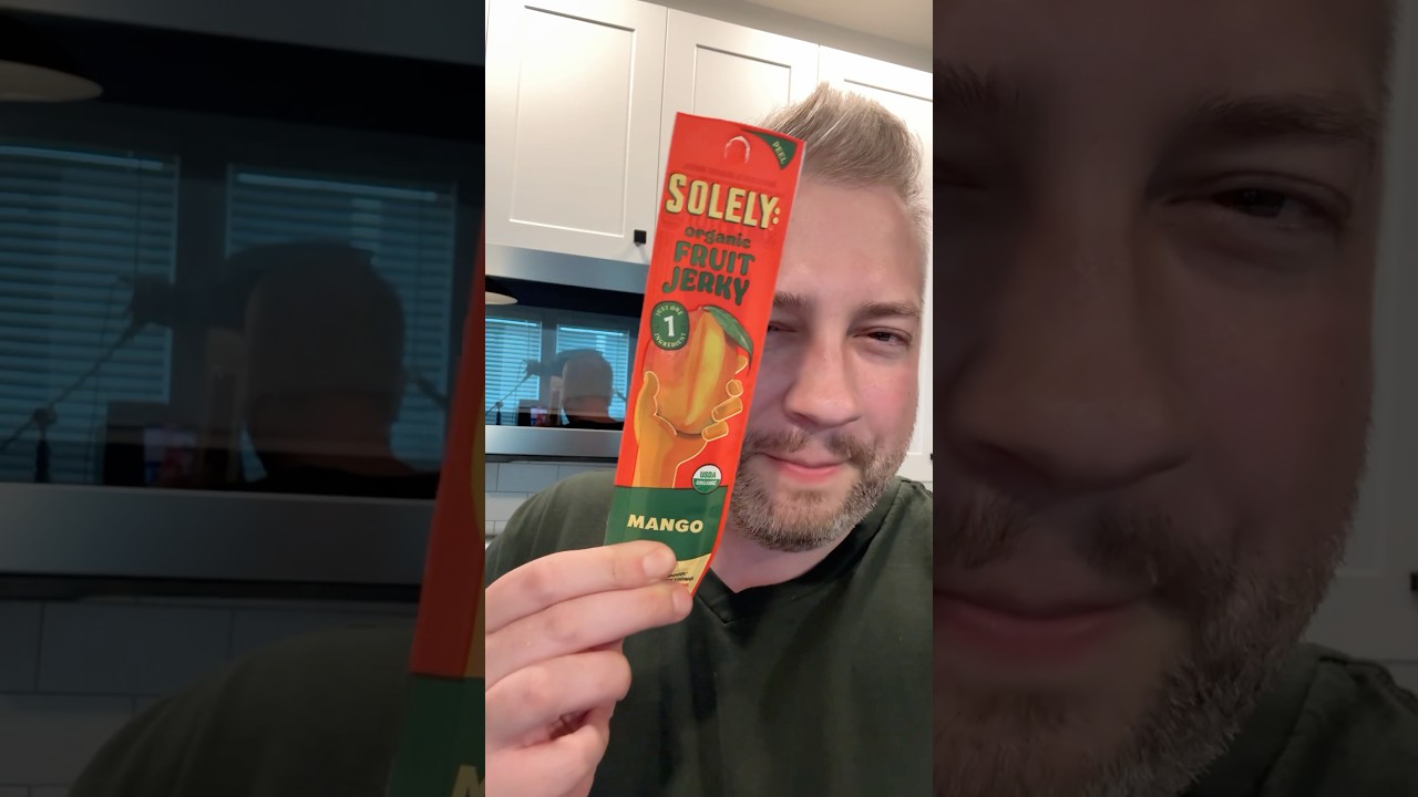 Solely Mango Fruit Jerky #foodreview #snacks #healthyfood