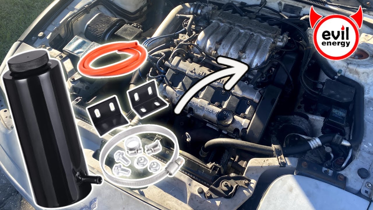 Evil Energy Coolant Overflow Tank Install! | 3000GT Build