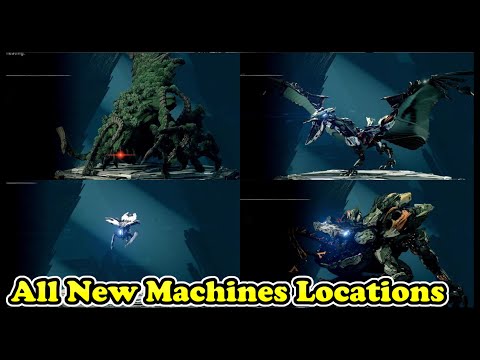 All New Machines Locations Burning Shores Horizon Forbidden West