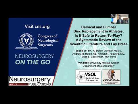 Journal Highlight: Cervical and Lumbar Disk Replacement in Athletes: Is It Safe to Return to Play?