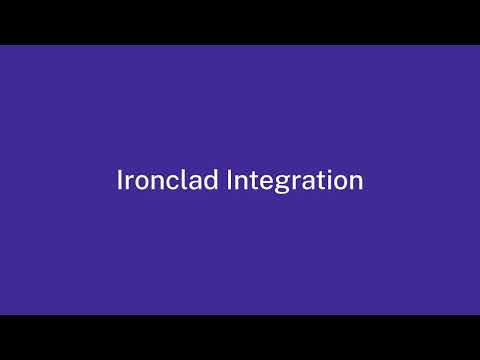 Product Demo | Ironclad Integration for Streamline AI