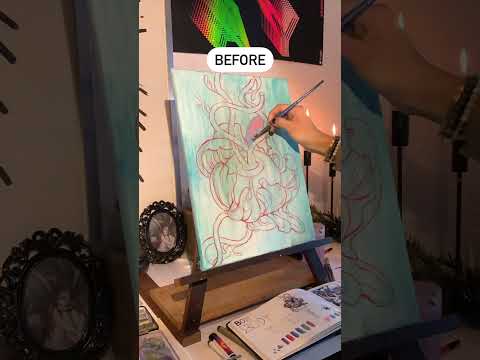 Surrealism eye painting