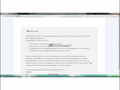 IAOP COS Certifications Exam Demo