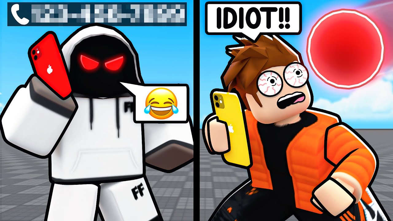 I Put My PHONE NUMBER In My NAME.. (Roblox Blade Ball)
