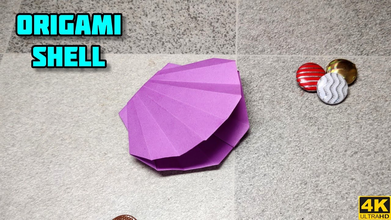 Origami Shellfish | Origami Shell | Origami Tutorial | Paper craft
