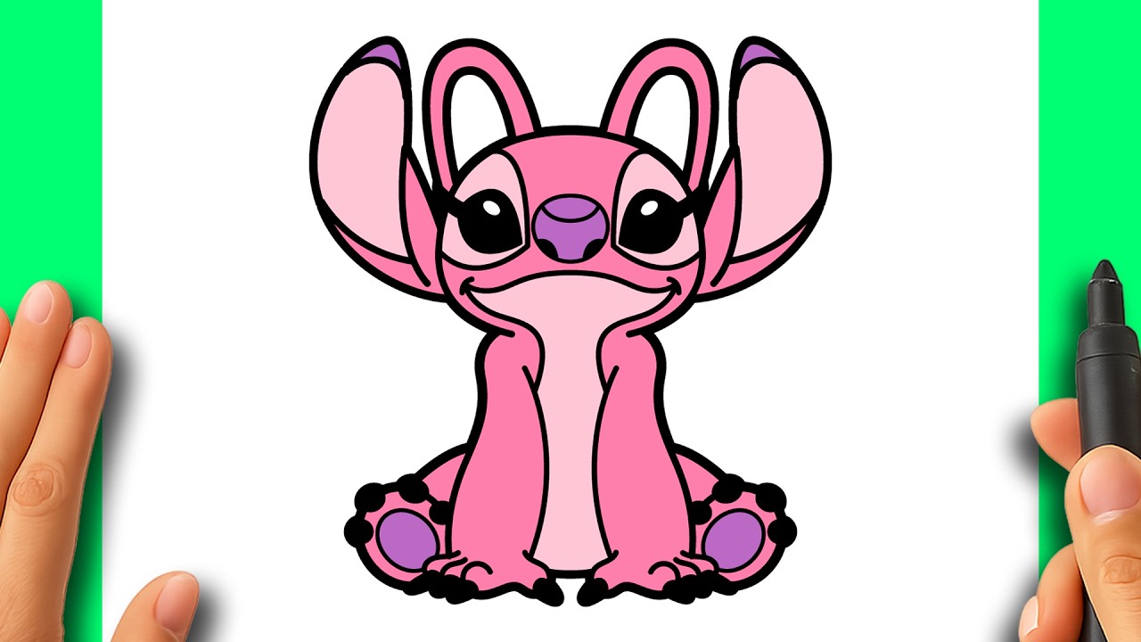 How to Draw Angel from Lilo and Stitch - Easy and Fast!