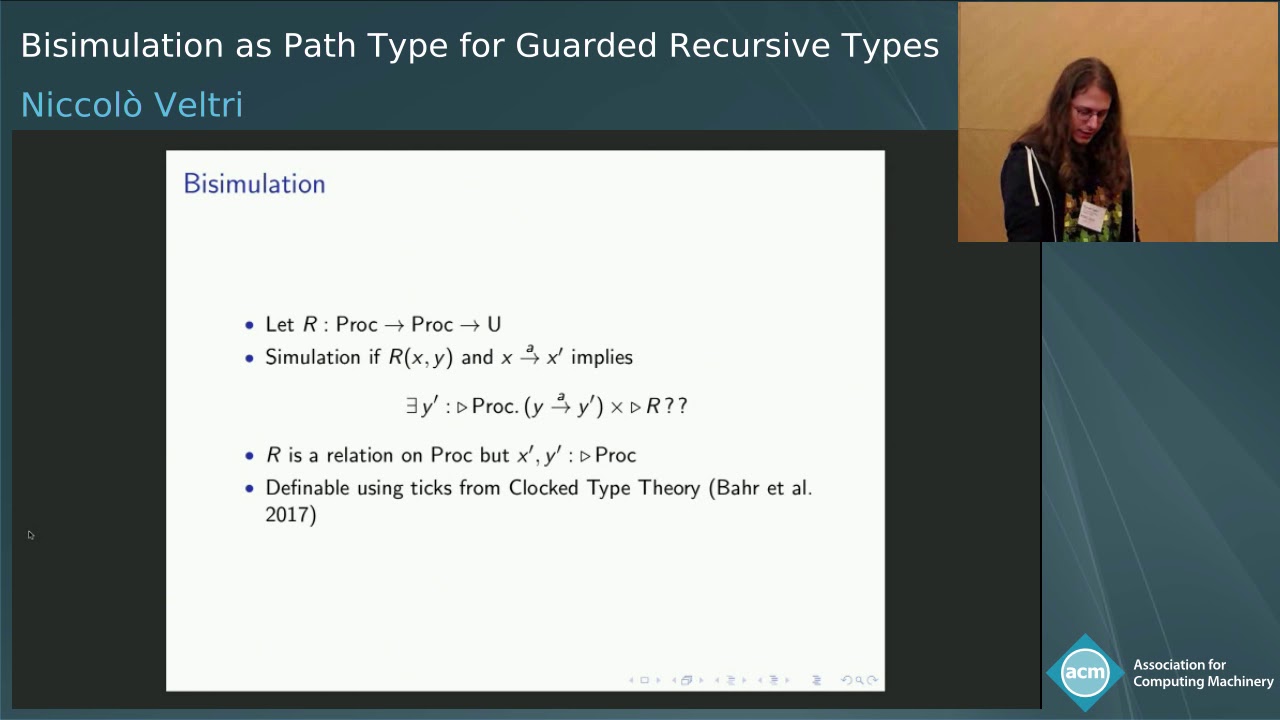 Bisimulation as Path Type for Guarded Recursive Types