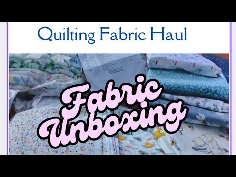 Fabric Unboxing Quilting Fabric | Hobby Lobby Quilting Fabric Haul | Super Cute Must have fabrics