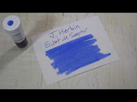 J.Herbin Eclat de Saphir writing sample