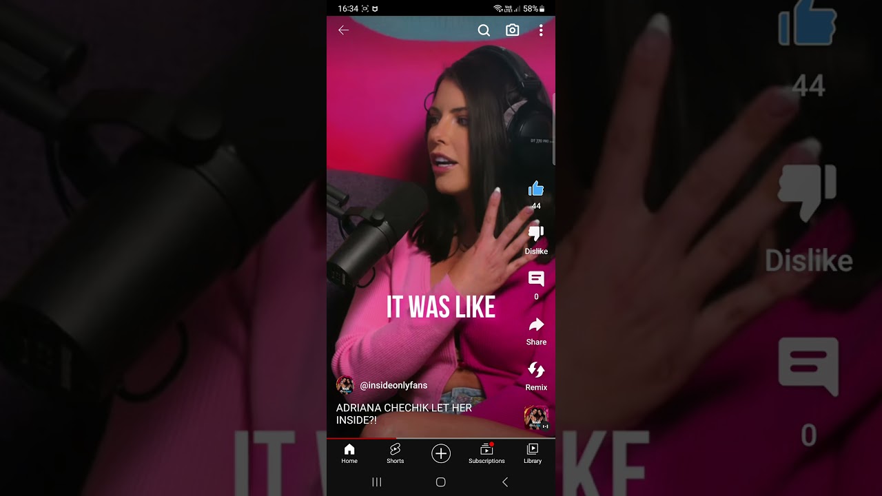 Adriana Chechik about her insane orgasm