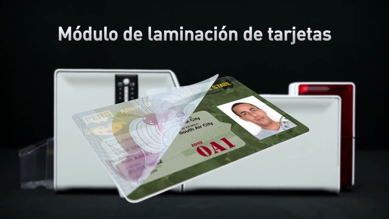 Impresora de credenciales y tarjetas pvc Evolis Primacy en Español