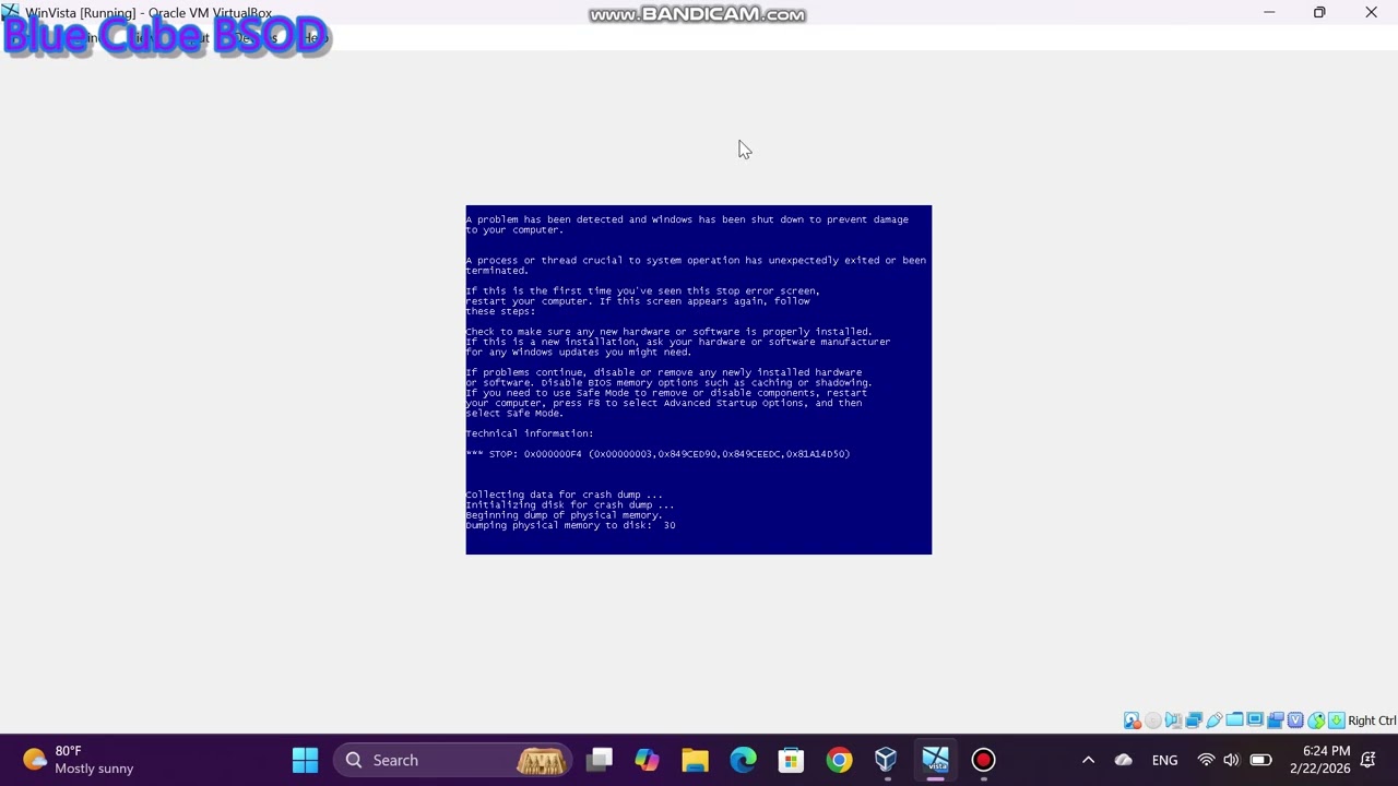 Mini Windows Vista BSOD Compilation Final Part