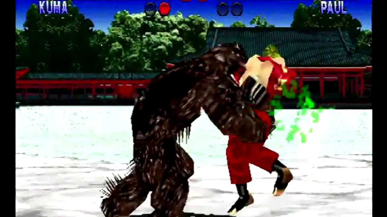 Tekken (PlayStation) Arcade Mode as Kuma