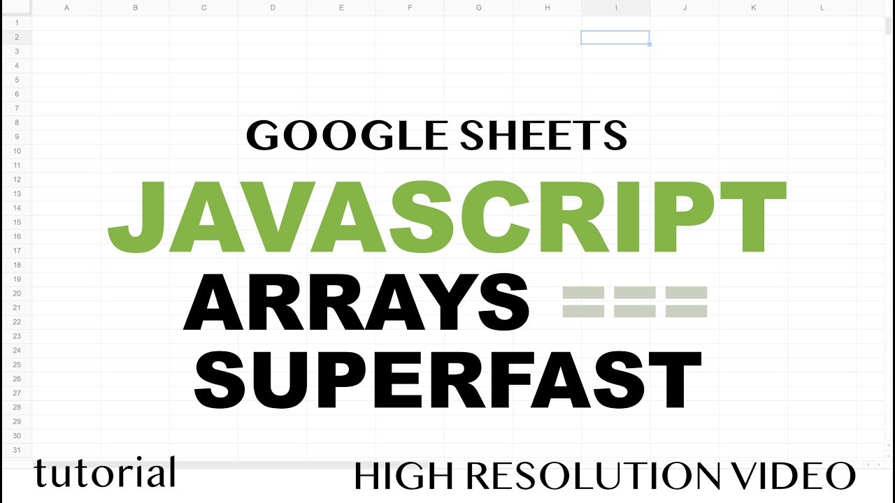JavaScript Arrays - Programming Like a Grown Up - Google Sheets Apps Scripts - Array Methods Part 5