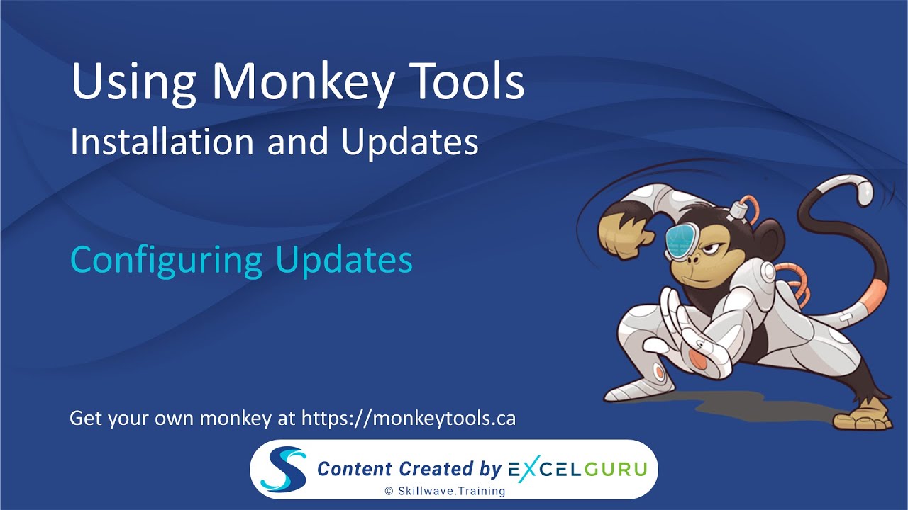 Using Monkey Tools - Key Background - Configuring Monkey Tools Updates