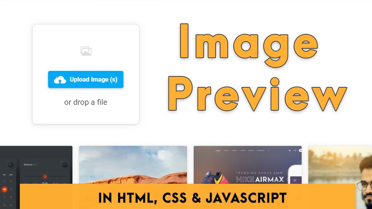 preview image before upload using JavaScript  | With Source Code