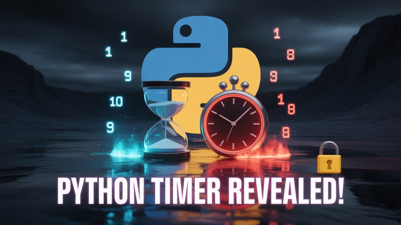 Master Python Timers – Build Countdown & Stopwatch Projects