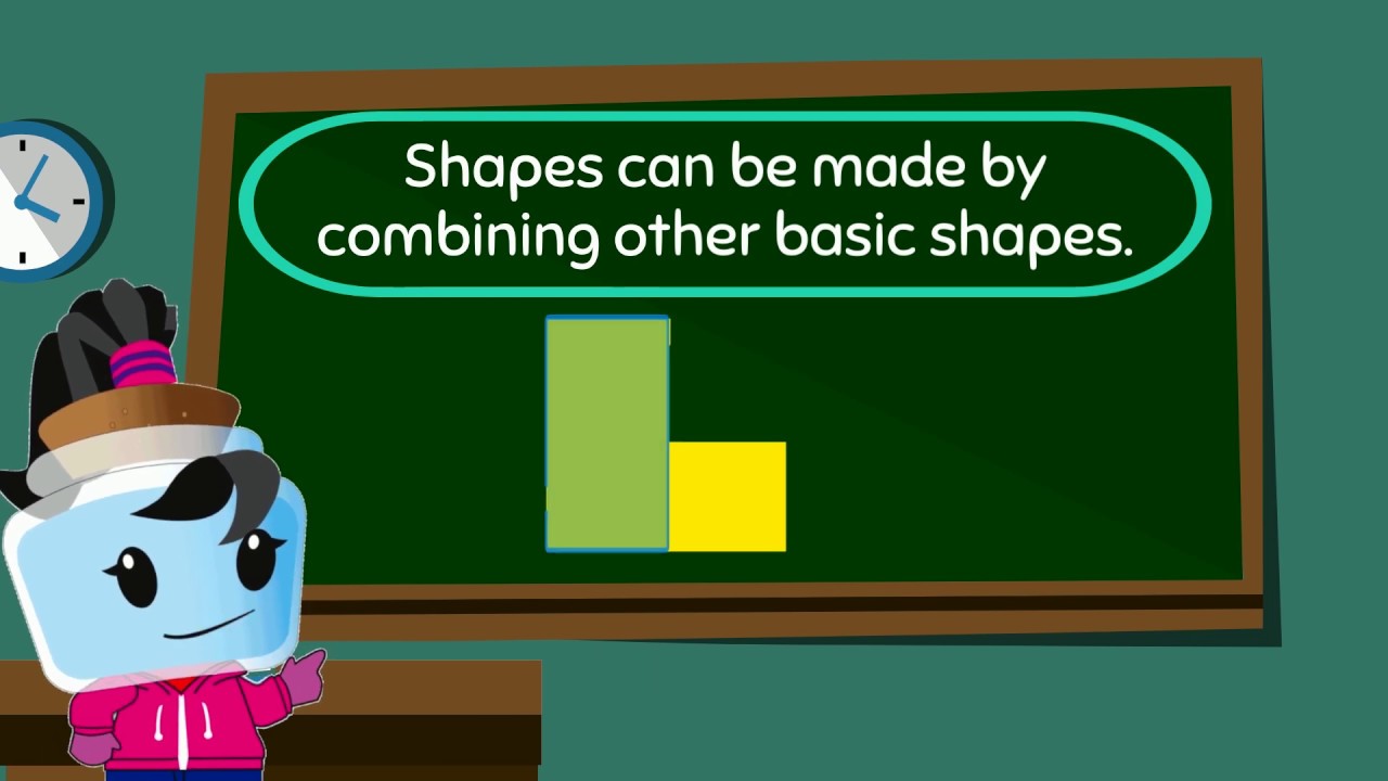 What are composite shapes - 1st Grade Math (1.GA.2)