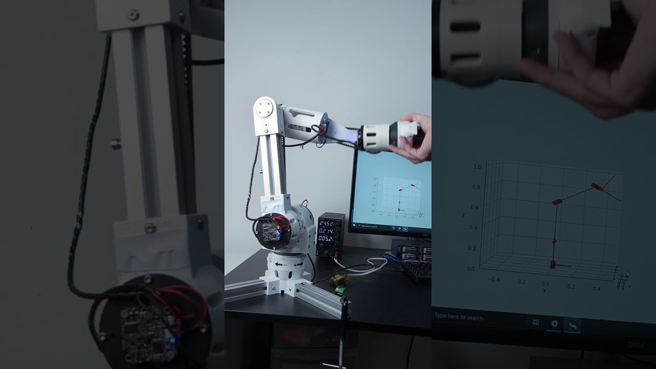 CM6 V2 robot arm simulator mimic