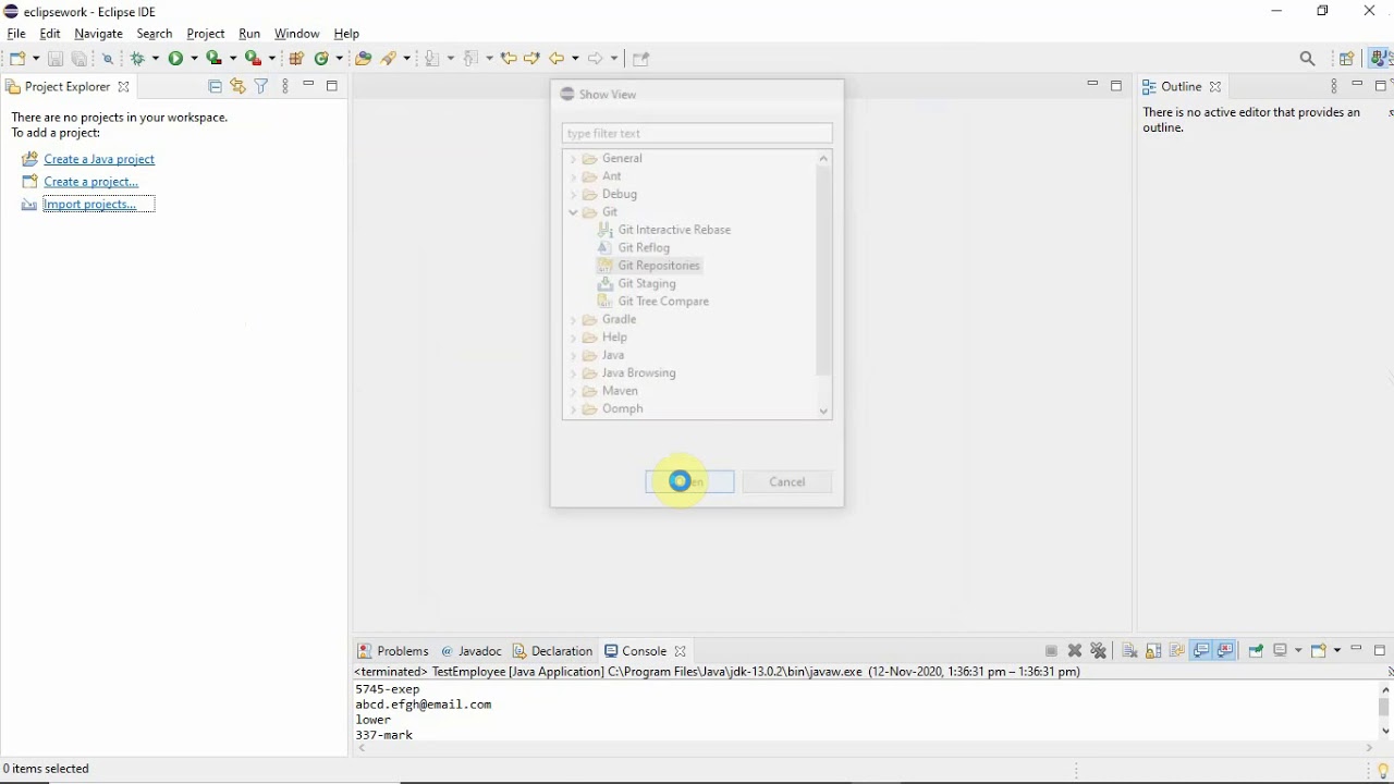 Cloning Java Project from Github into Eclipse IDE